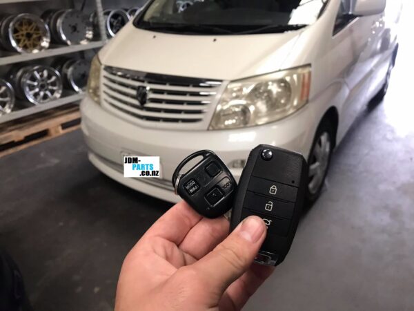 2004 TOYOTA ALPHARD Flip Key 3 Butons Adding » JDM-PARTS NZ