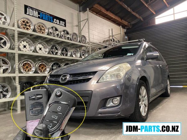 MAZDA MPV Flip type Remote Key Replacement » JDM-PARTS NZ