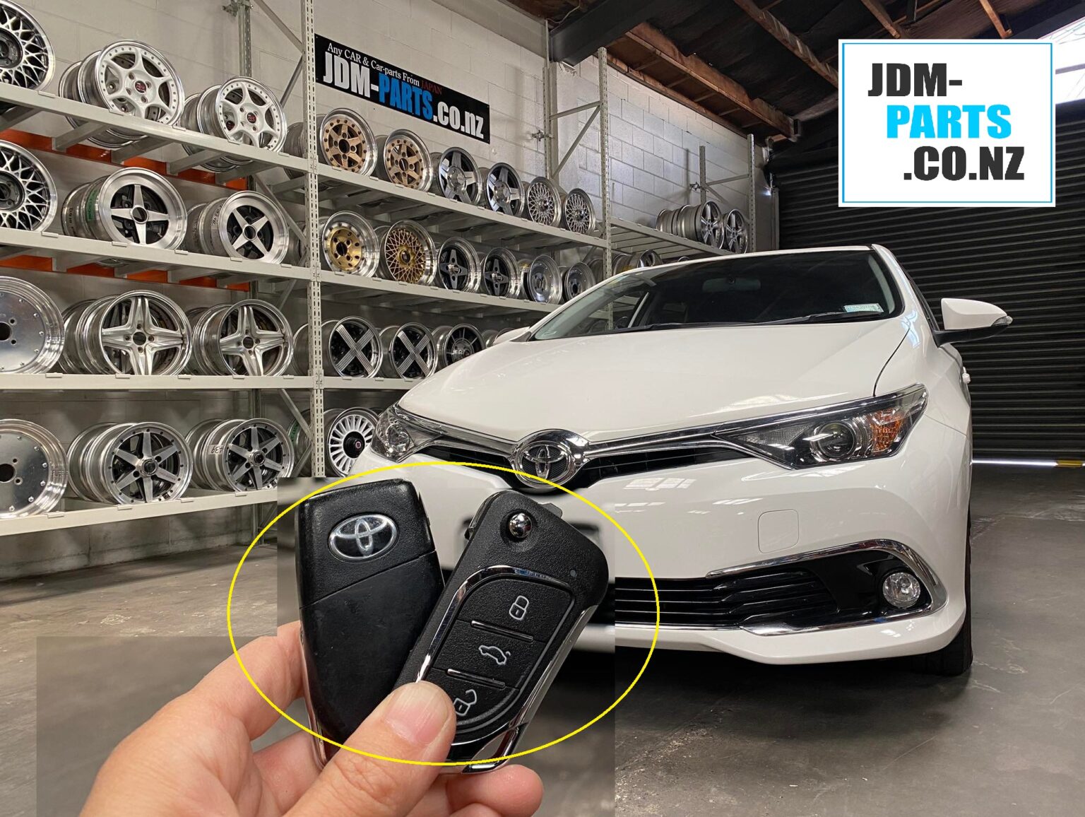TOYOTA COROLLA Remote key fob Replacement and coding » JDM-PARTS NZ