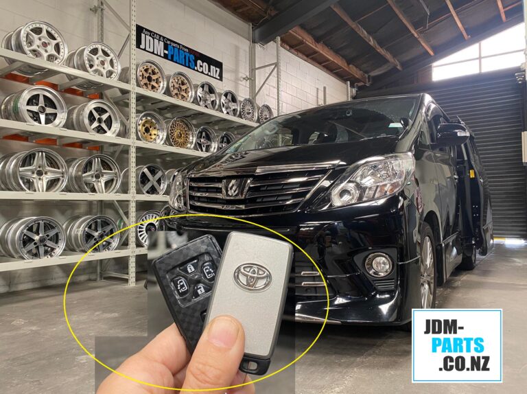 TOYOTA ALPHARD Smart Key fob 5 buttons Duplication and programming ...