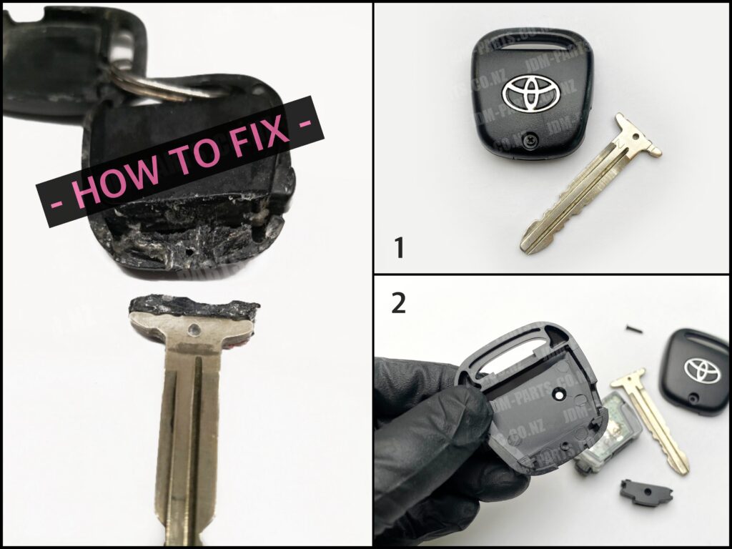 HONDA Remote Transferable / replacement KEY shell 3 Buttons » JDM-PARTS NZ