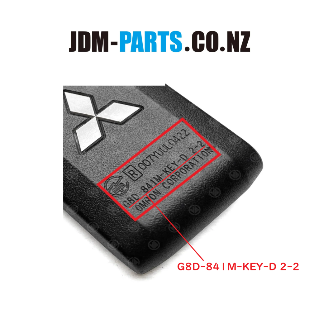MITSUBISHI Genuine SMART KEY Fob 2 Buttons 315Mhz G8D-841M-KEY-D 2-2 ...
