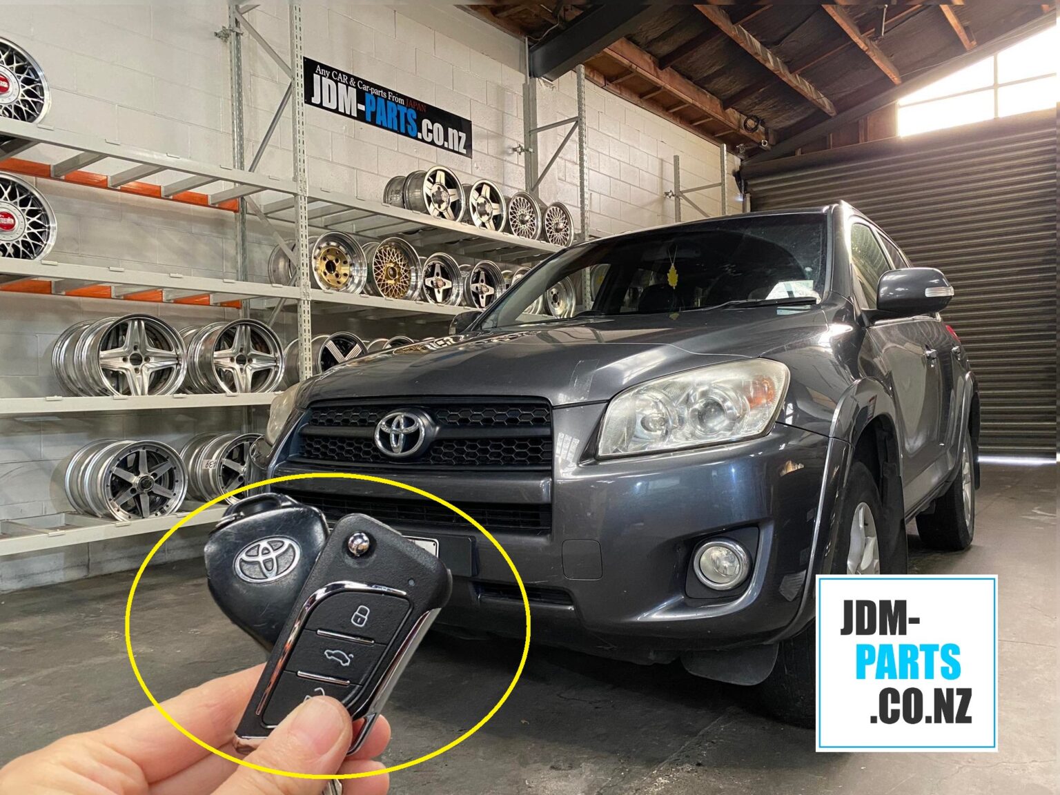 TOYOTA RAV4 RAV-4 Remote key fob New Replacement key » JDM-PARTS NZ