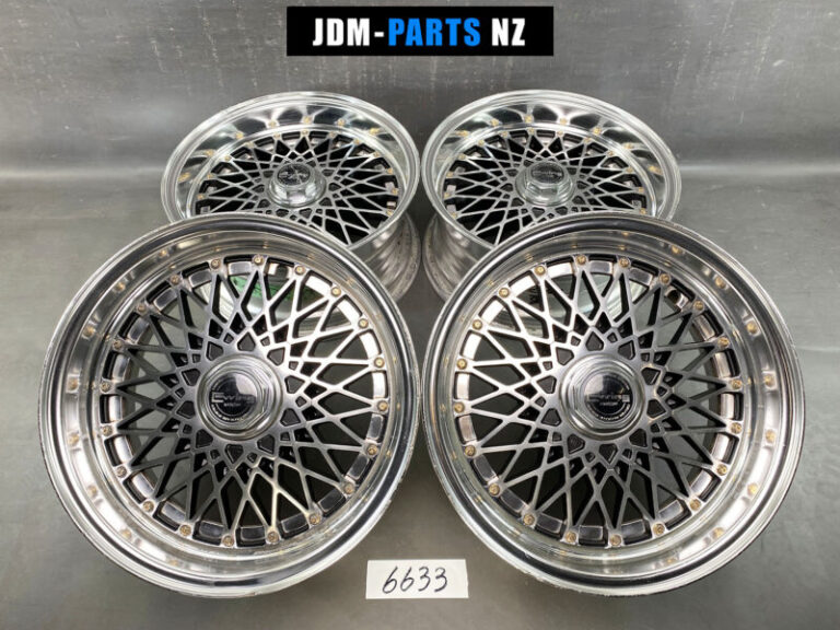 WORK EWING MESH 3 piece 15x7j +12 4×114.3 CB:73 x4 » JDM-PARTS NZ