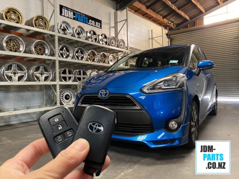 TOYOTA Genuine SMART KEY Fob 4 Buttons Slide Door 315Mhz DENSO 14FAE ...