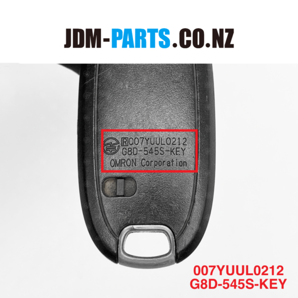 SUZUKI Genuine SMART KEY Fob 2 BUTTONS 313.8Mhz ID46 MODEL 007YUUL0212 ...