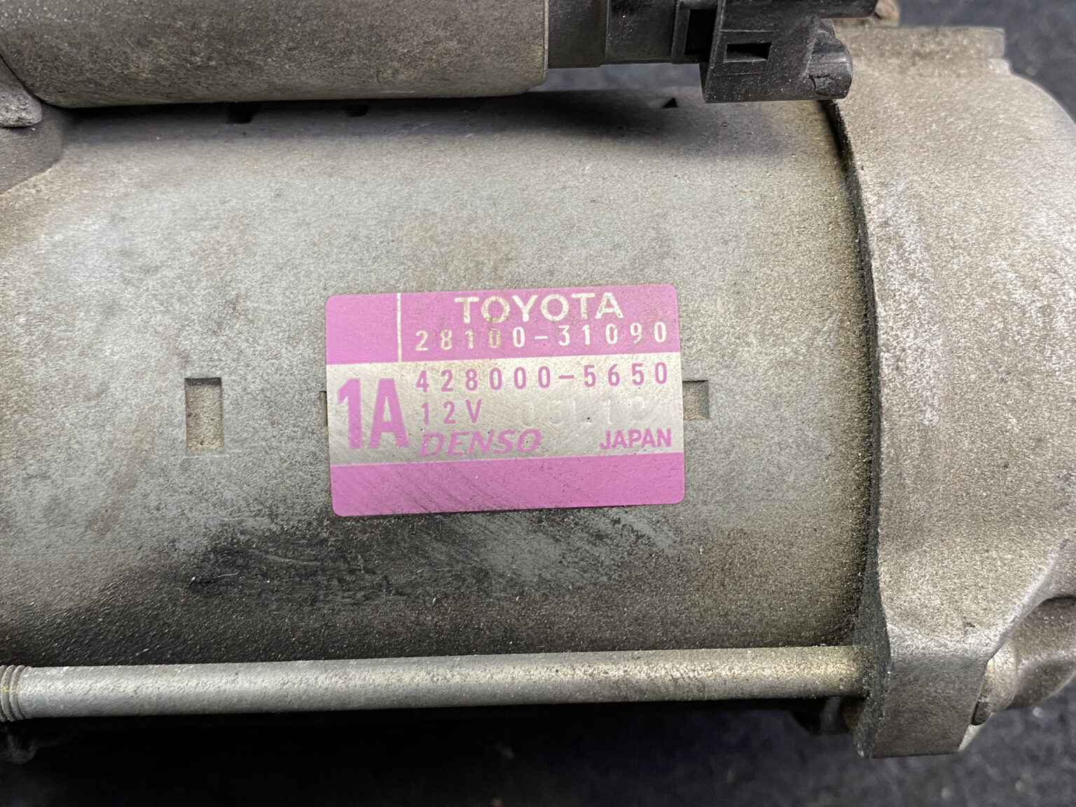 TOYOTA Genuine Starter Motor VELLFIRE ALPHARD Camry 2AZ 28100-31090 ...
