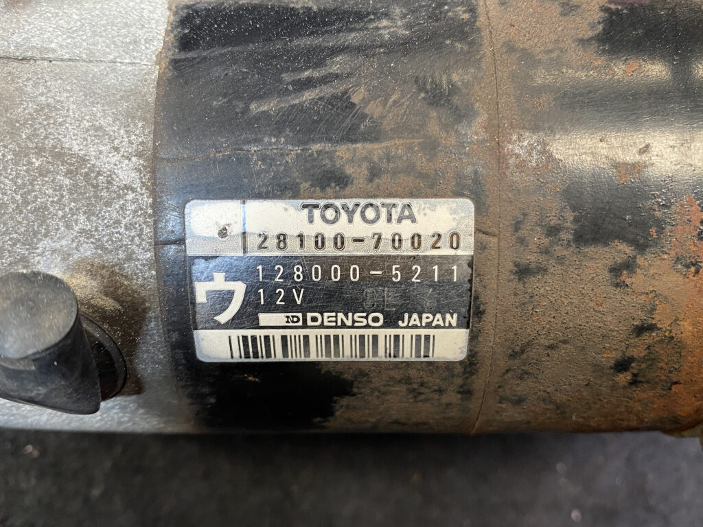 TOYOTA Genuine Starter Motor SUPRA MARK2 SOARER 1G 1G-FE 28100-70020 / ...