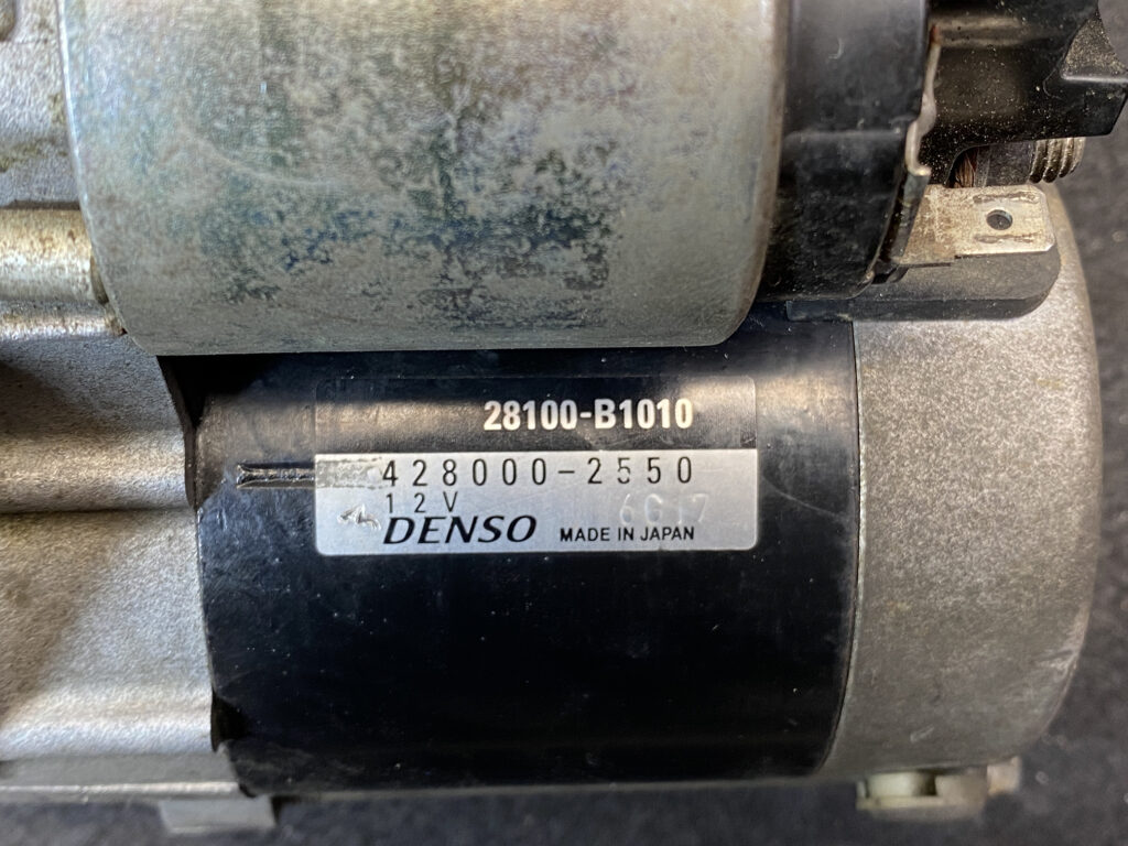 Genuine Starter Motor TOYOTA PASSO BOON 1KR 28100-B1010 / 428000-2550 ...