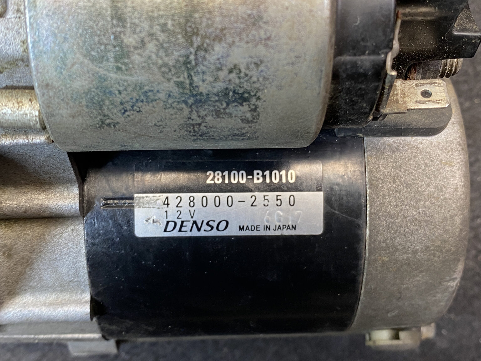 Genuine Starter Motor TOYOTA PASSO BOON 1KR 28100-B1010 / 428000-2550 ...