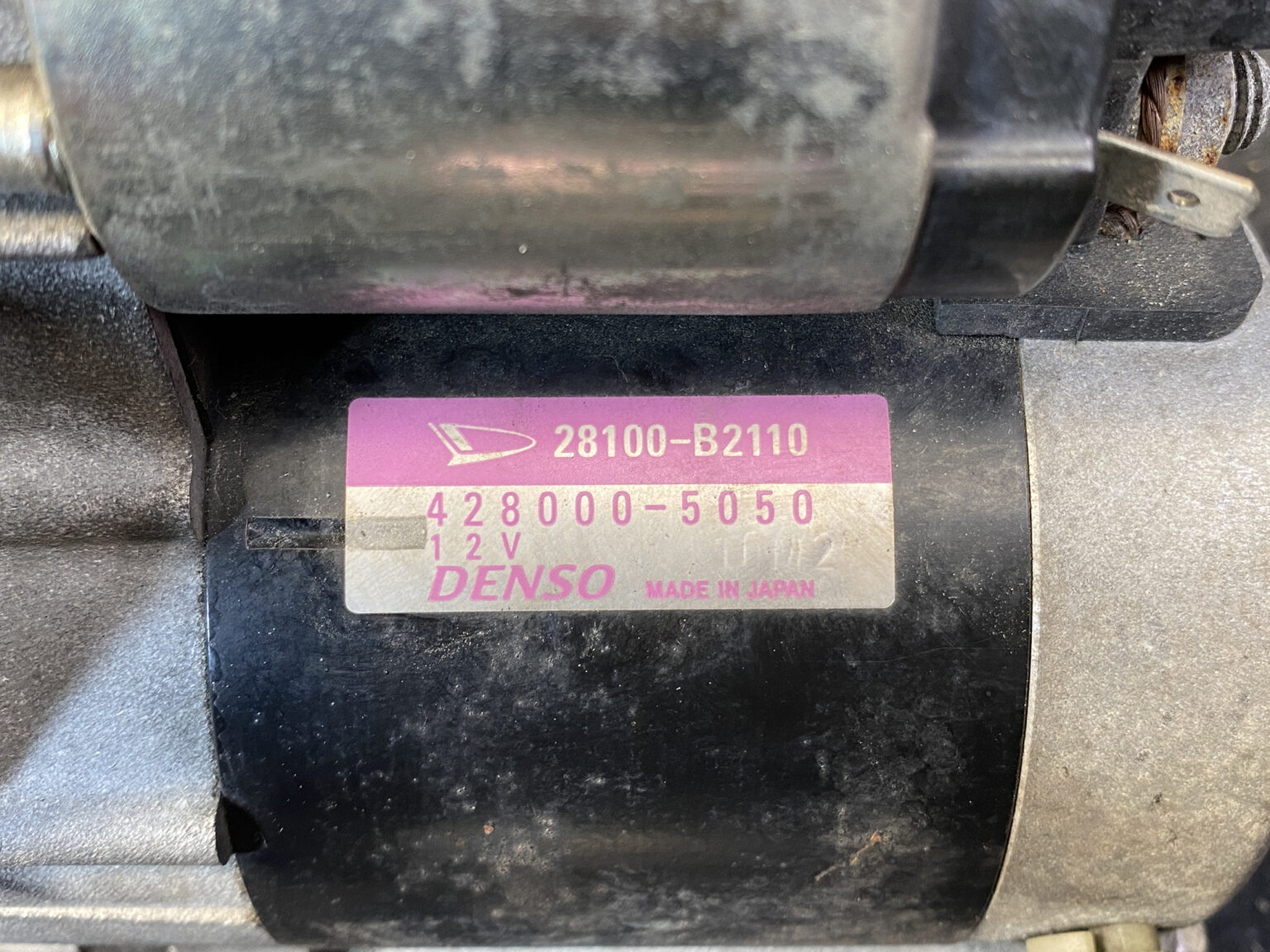 TOYOTA Genuine Starter Motor PASSO DAIHATSU BOON 1KR 28100-B2110 ...
