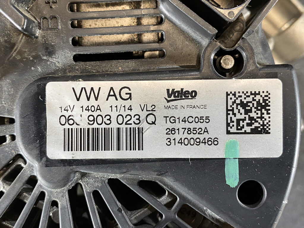 Genuine Alternator AUDI TT ,VW PASSAT ,SEAT ,SKODA 06J 903 023 Q » JDM ...