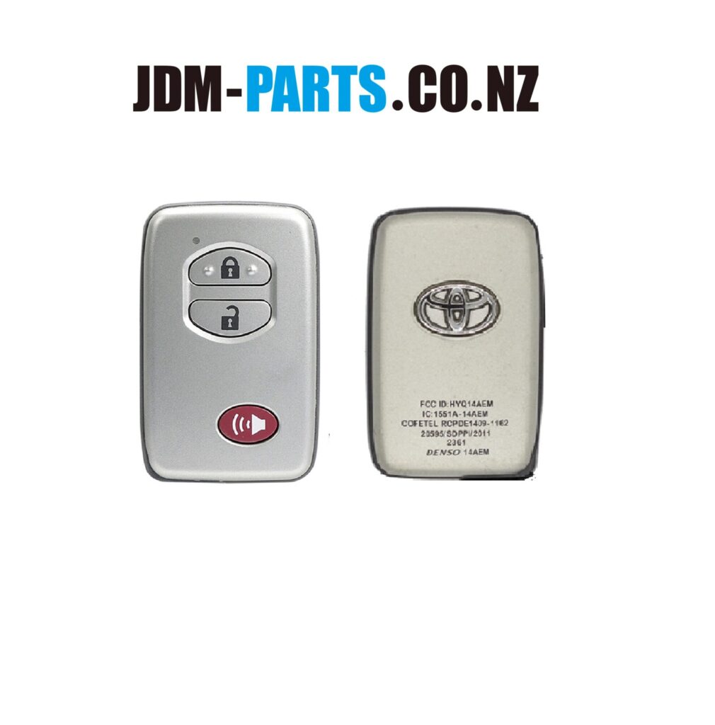 TOYOTA-Genuine-SMART-KEY-Fob-4-Buttons-Slide-Door-315Mhz-DENSO-14FAE ...