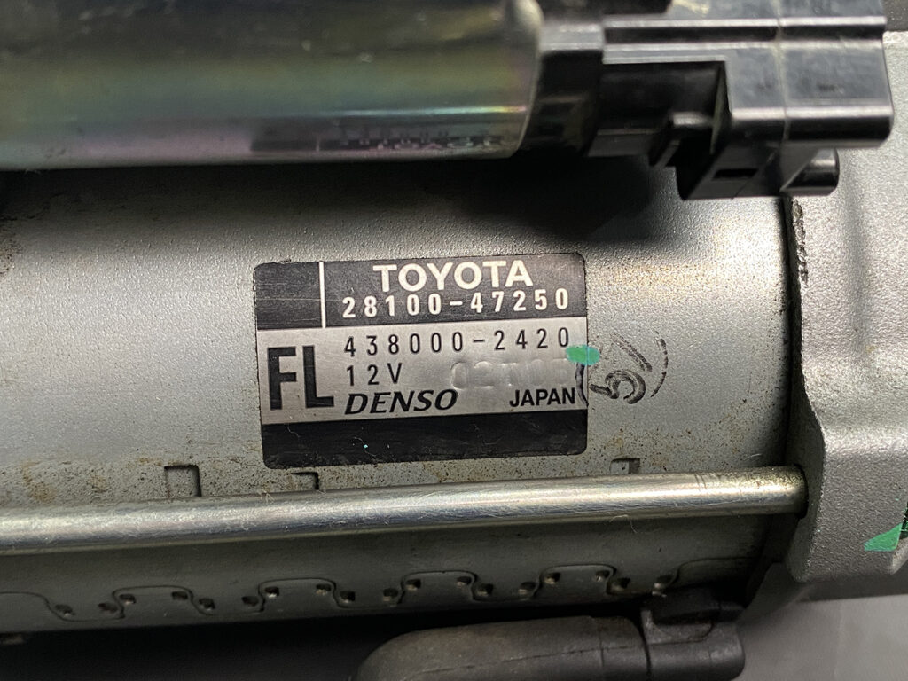 TOYOTA Genuine Starter Motor SIENTA SPADE Porte Fielder COROLLA 28100 ...