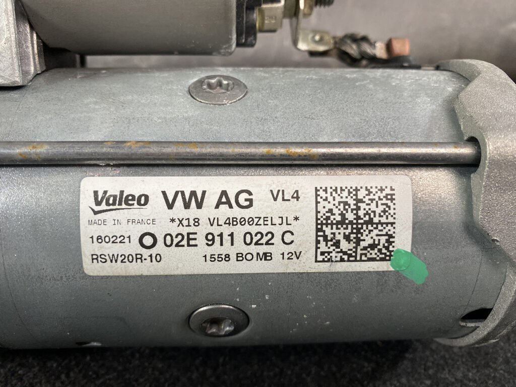 VW VOLKSWAGEN AUDI SKODA SEAT Genuine Starter Motor 2.0 TDi 02E911022C ...