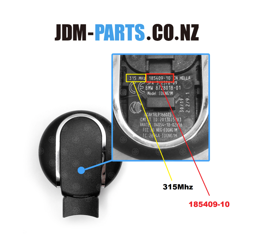 BMW MINI F55 F56 SMART KEY Fob 3 Buttons 315MHz 185409-10 » JDM-PARTS NZ