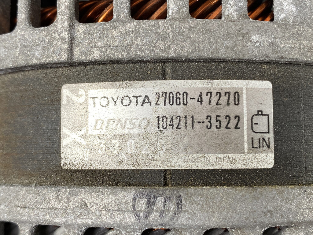 Genuine Alternator TOYOTA Vitz SIENTA SPADE 1NR 2NR/ 27060-47270 / ...