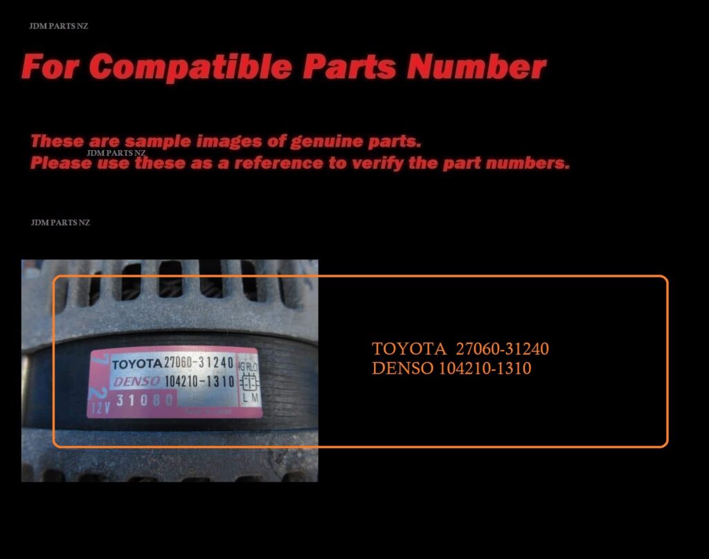 ADVANCE* Alternator 27060-31240 A-D016 TOYOTA CROWN MARKX » NZ$549.95 ...
